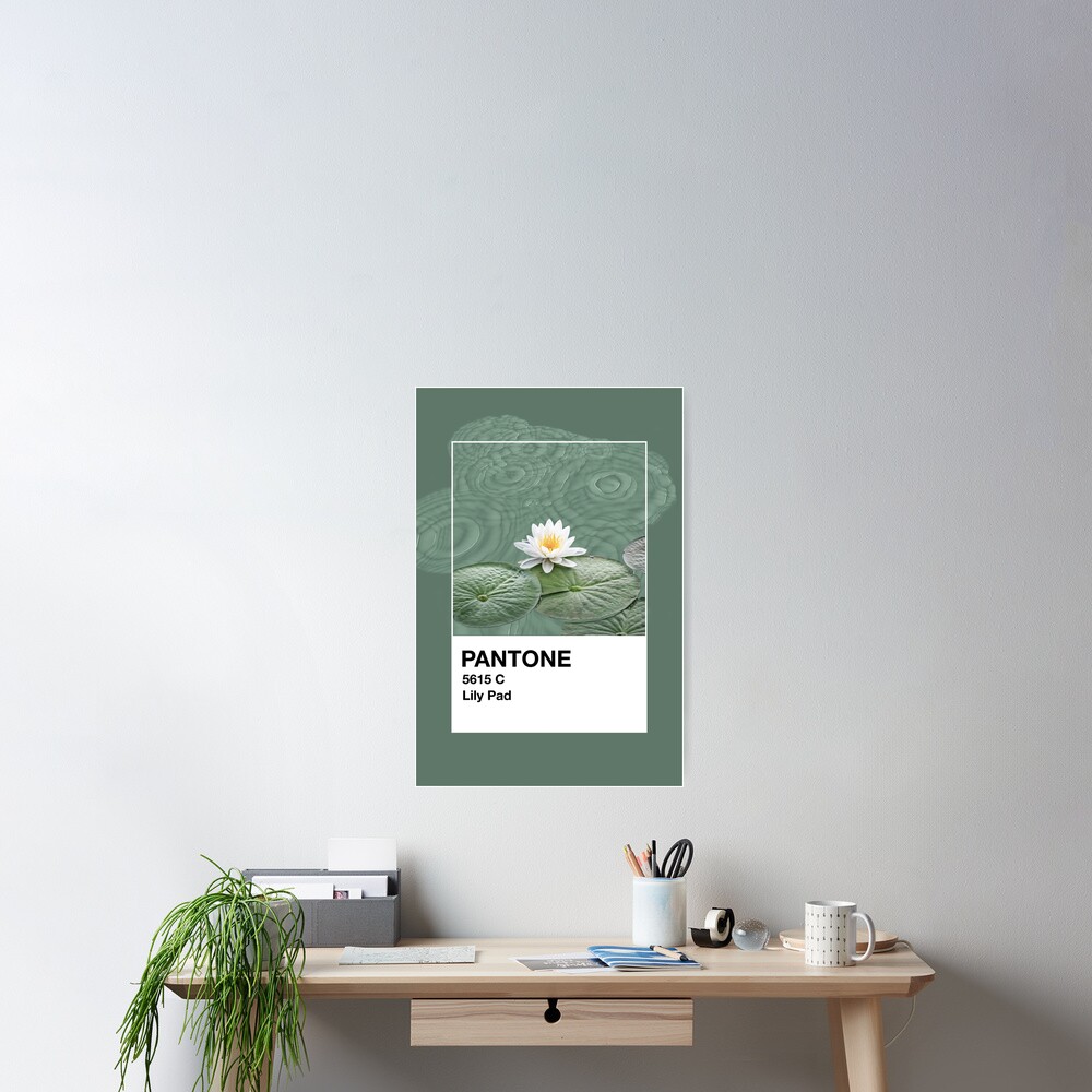 "Pantone Lily Pad" Poster for Sale by clairedause | Redbubble