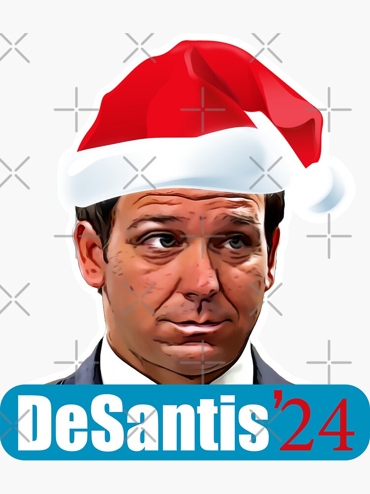 "Ron Desantis for President 2024 - Chritstmas T shirt and Sticker ...