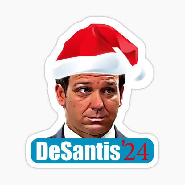"Ron Desantis for President 2024 - Chritstmas T shirt and Sticker ...