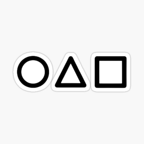"Squid Game logo" Sticker for Sale by one-top | Redbubble