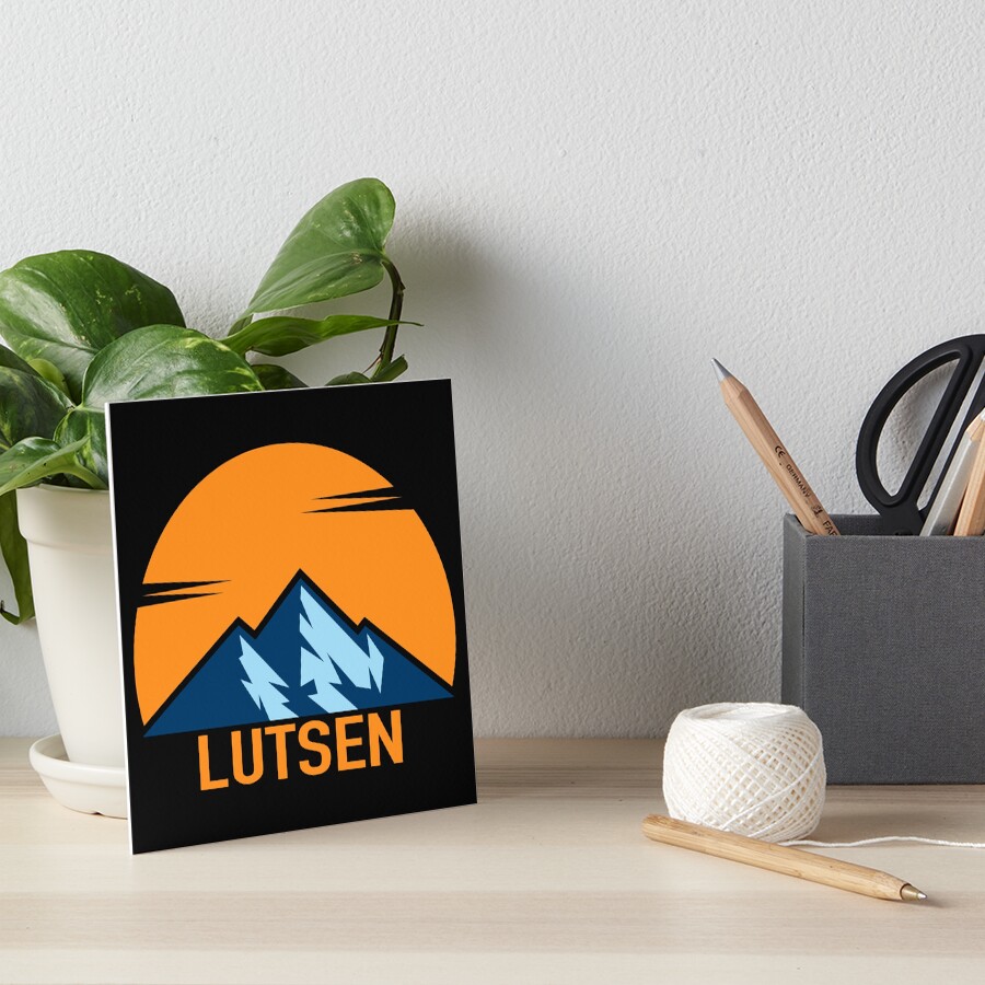 "LUTSEN mount vintage " Art Board Print for Sale by premiumdesign21 ...
