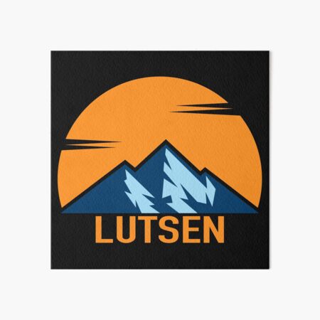 "LUTSEN mount vintage " Art Board Print for Sale by premiumdesign21 ...