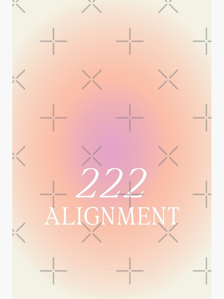 "Angel Number 222 Aura Poster" Poster for Sale by mystikwhale | Redbubble