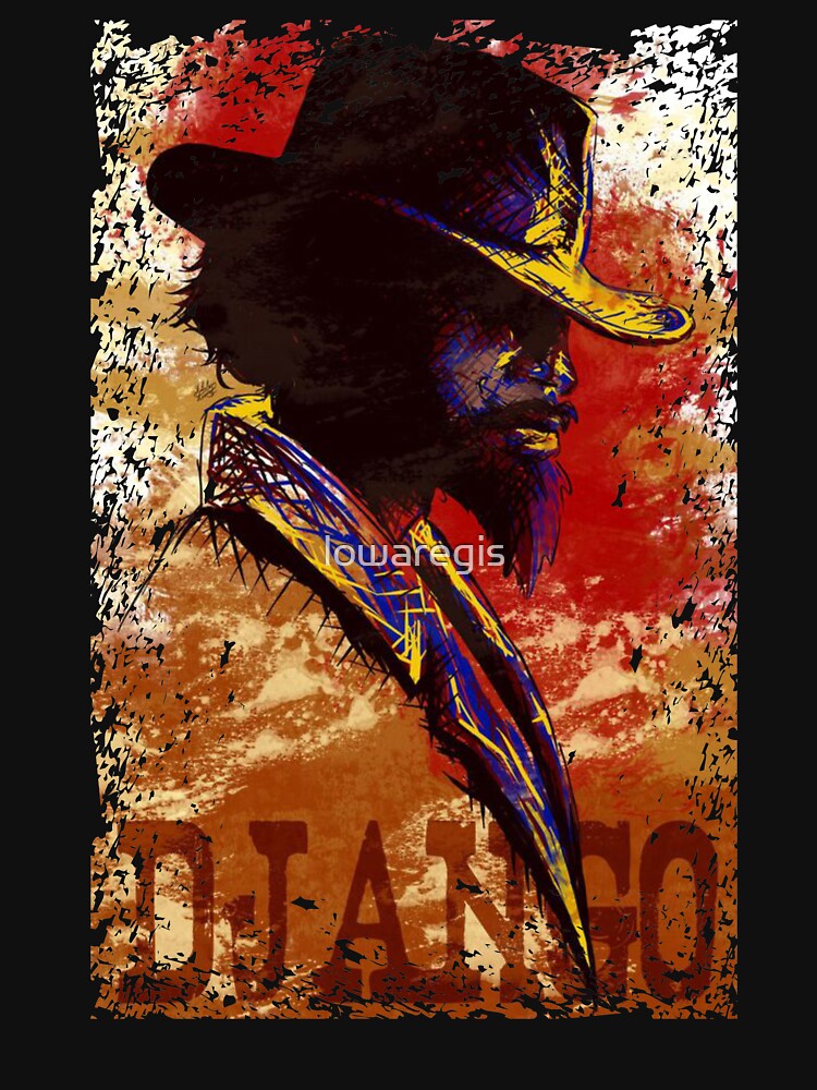"django unchained" T-shirt by lowaregis | Redbubble