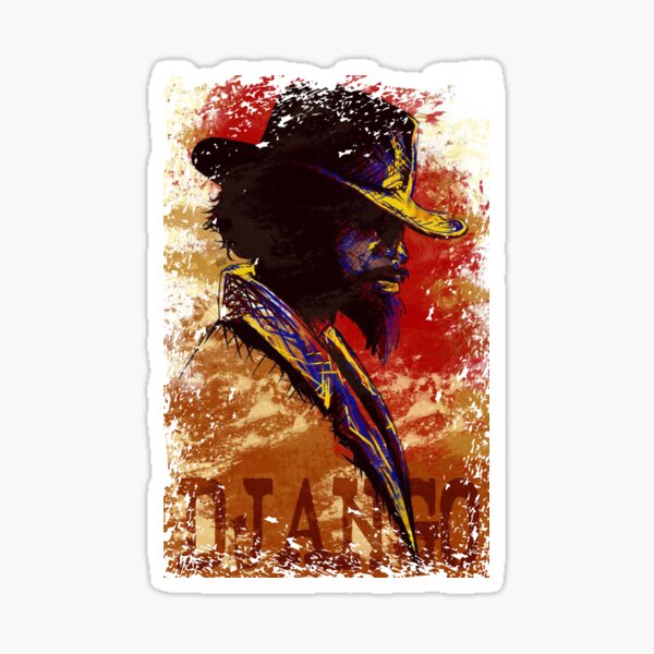 "django unchained" Sticker by lowaregis | Redbubble
