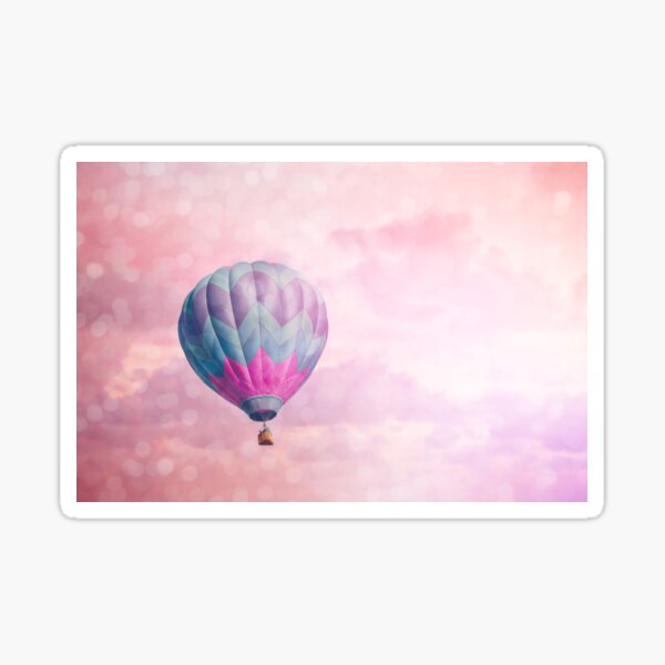 "Pink & Purple Balloon" Sticker for Sale by riotjane | Redbubble