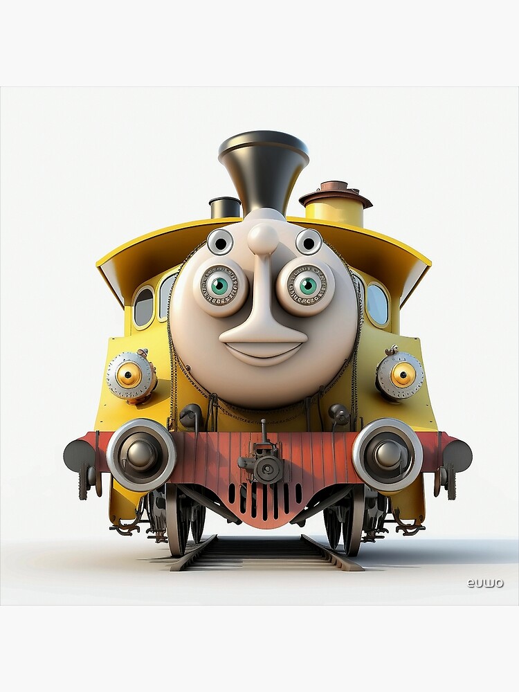 "A magical ride on the yellow steam engine" Poster for Sale by euwo ...