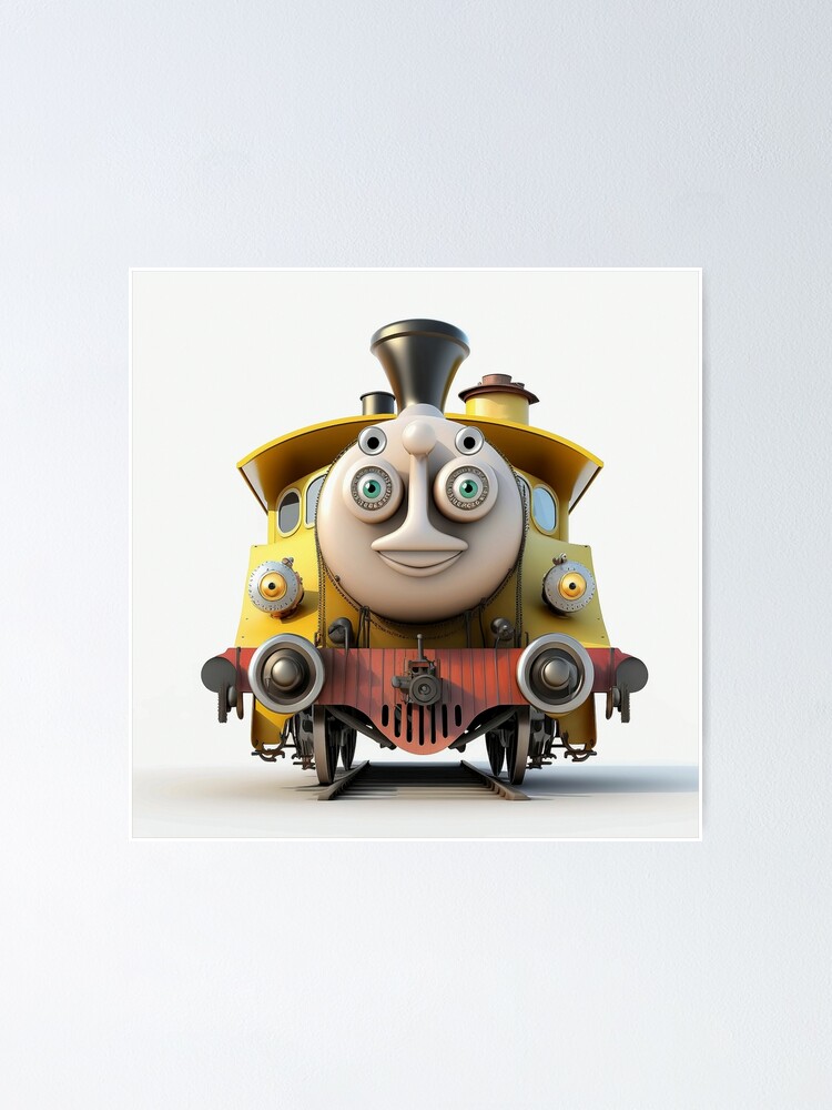 "A magical ride on the yellow steam engine" Poster for Sale by euwo ...