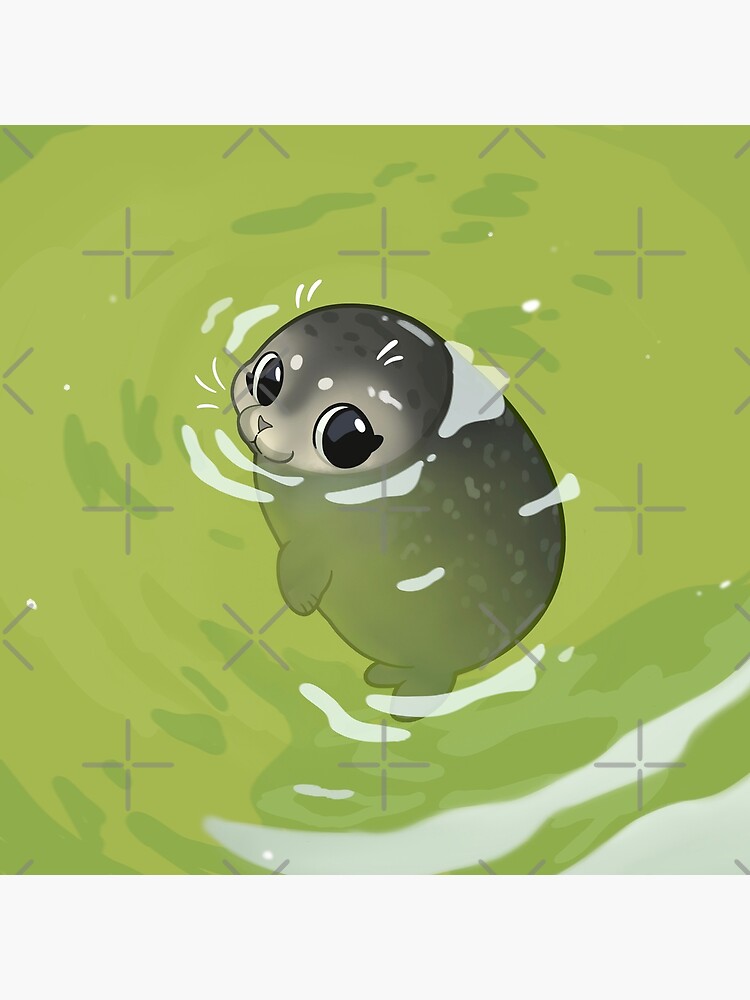 "Cute Seal" Art Print for Sale by Lilypawstudio | Redbubble
