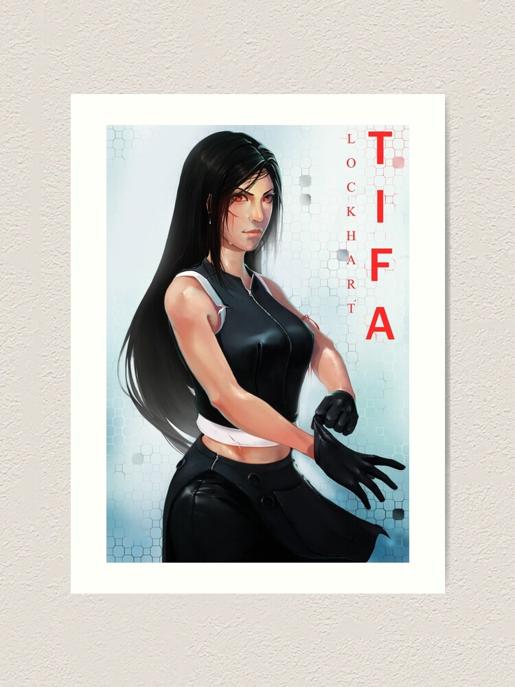 "Tifa Lockhart ( English )" Art Print by NickSilvaArt | Redbubble