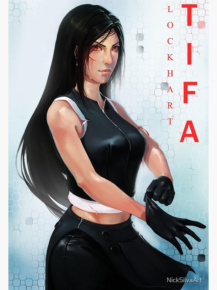 "Tifa Lockhart ( English )" Art Print by NickSilvaArt | Redbubble