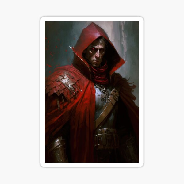 "Revan Castiel, the Inquisitor" Sticker for Sale by ErianAndre | Redbubble