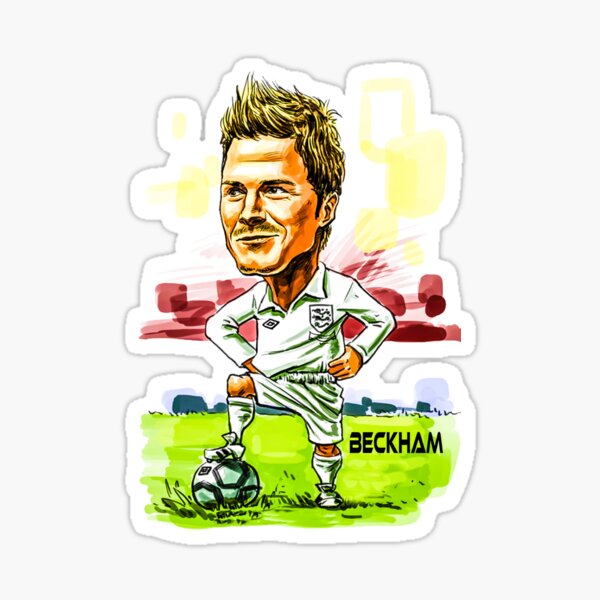 "David Beckham" Sticker for Sale by NordicShanYu | Redbubble