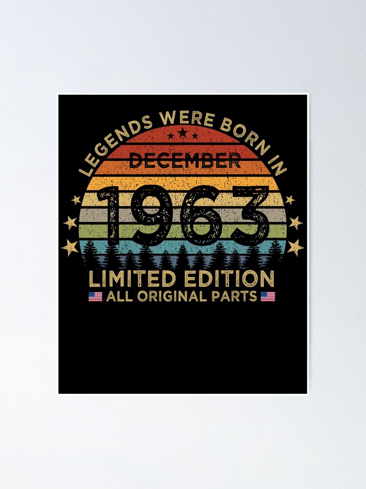 Póster «Leyendas nacieron en diciembre de 1963 Edición limitada ...