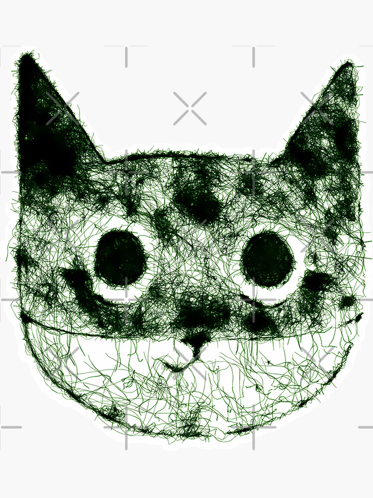 "Lines Project-Cat" Sticker for Sale by ZaxCraft | Redbubble