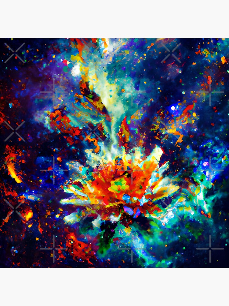 "Astral Flower" Sticker for Sale by ArtGraffita | Redbubble