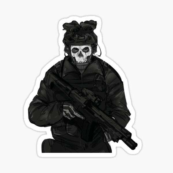 "Simon Ghost Riley cod" Sticker for Sale by TheDudeFrame | Redbubble