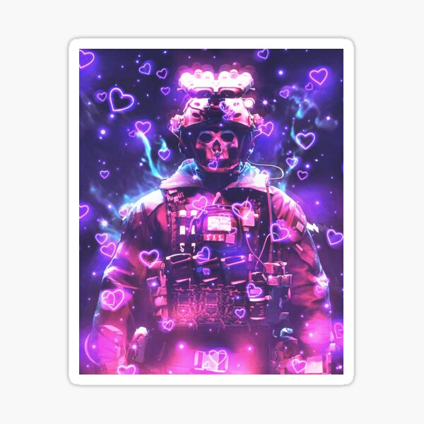 "Simon Ghost Riley aesthetic Sticker" Sticker for Sale by TheDudeFrame ...