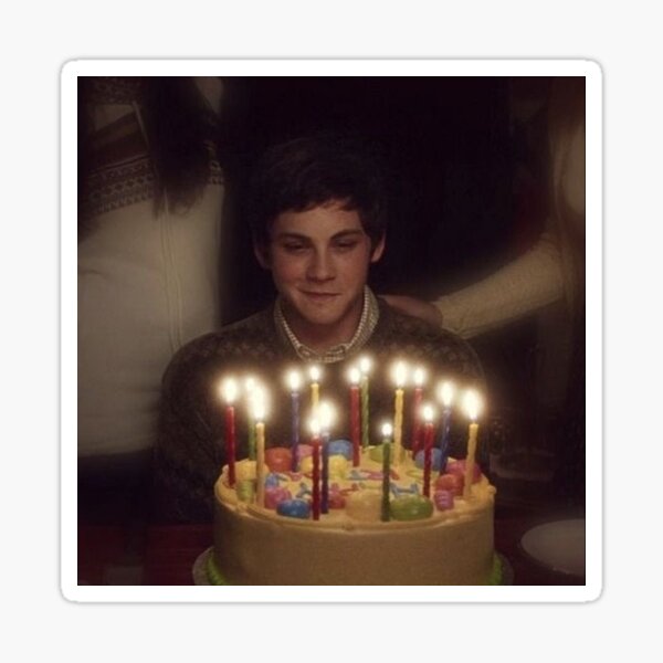 "charlie's birthday, "perks of being a wallflower" sticker" Sticker for ...