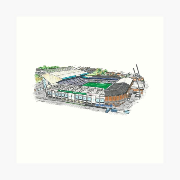 "Leeds United, Stadium, Elland Road" Art Print for Sale by ...