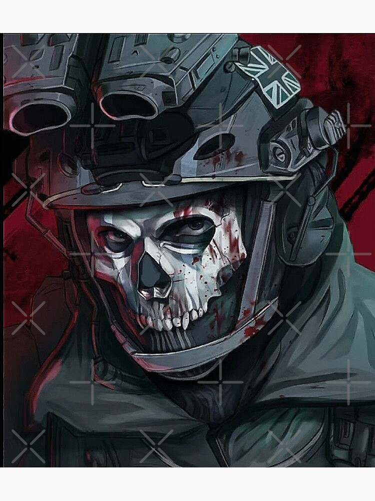 "Simon Ghost Riley" Sticker for Sale by TheDudeFrame | Redbubble