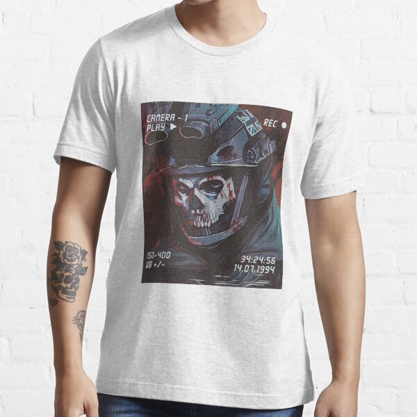 "Simon Ghost Riley vhs aesthetic retro" T-shirt for Sale by ...