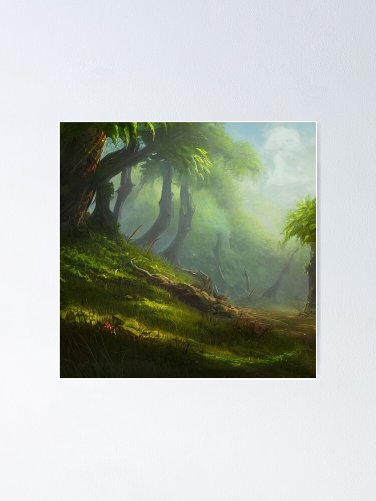 "Magic Green forest 2023" Poster for Sale by cardia1991 | Redbubble