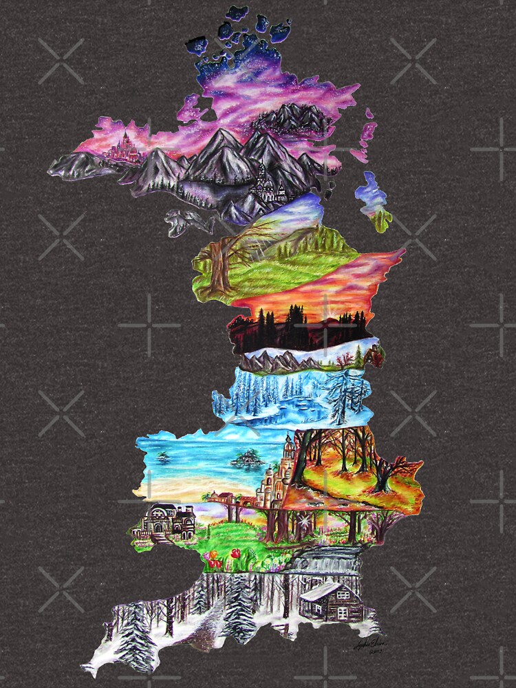 "Prythian" T-shirt for Sale by Xxsophie21xX | Redbubble | coloured ...