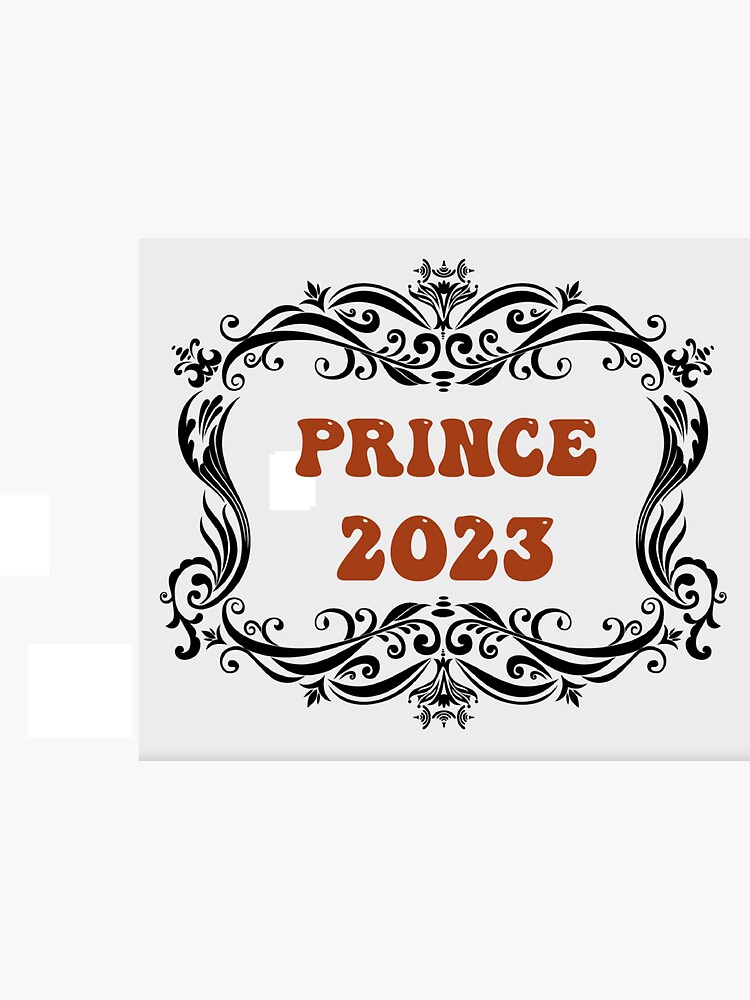 "prince" Sticker for Sale by yassircreative | Redbubble
