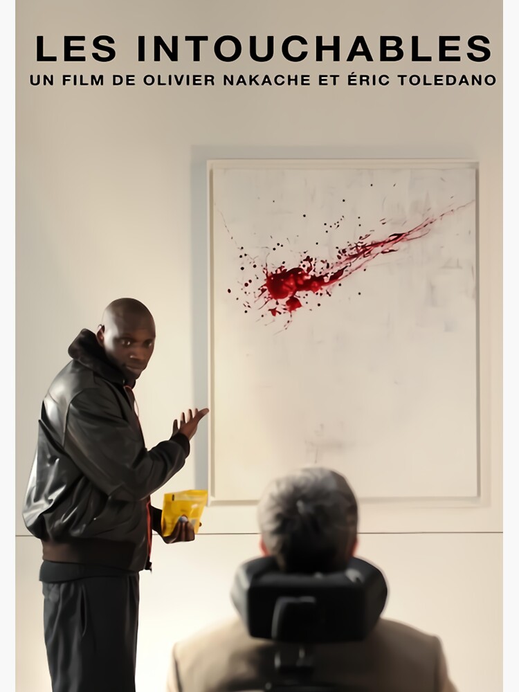 "Les Intouchables Film Movie " Sticker for Sale by pawomhadercvf ...