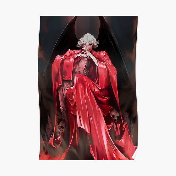 "Lucifer Morningstar" Poster for Sale by dascositas | Redbubble