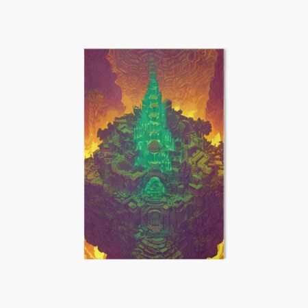 "Infernal Stone Temple " Art Board Print for Sale by GamerConceptArt ...