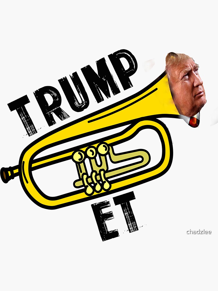 "trumpet" Sticker for Sale by chadzlee | Redbubble