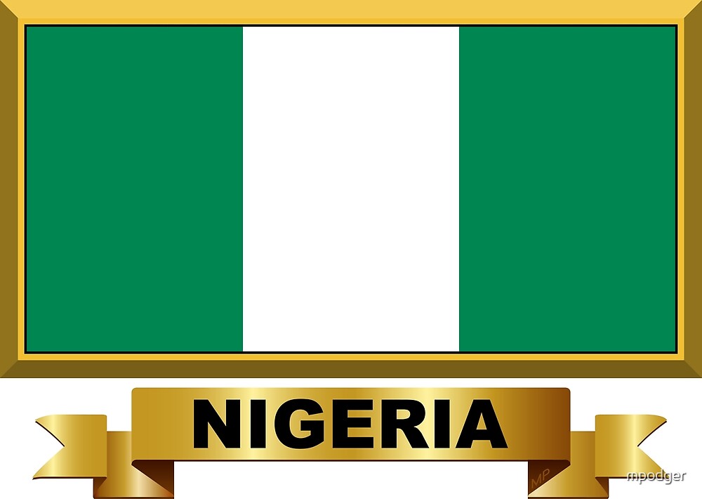 "NIGERIAN Flag Gifts, Masks, Stickers & Products (N)" by mpodger ...