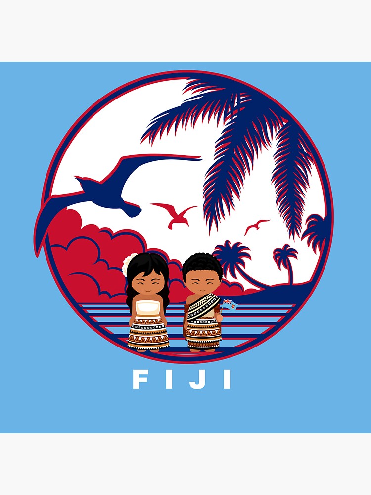 "Fijianian Traditional Wear Masi Tribal Design" Sticker for Sale by ...