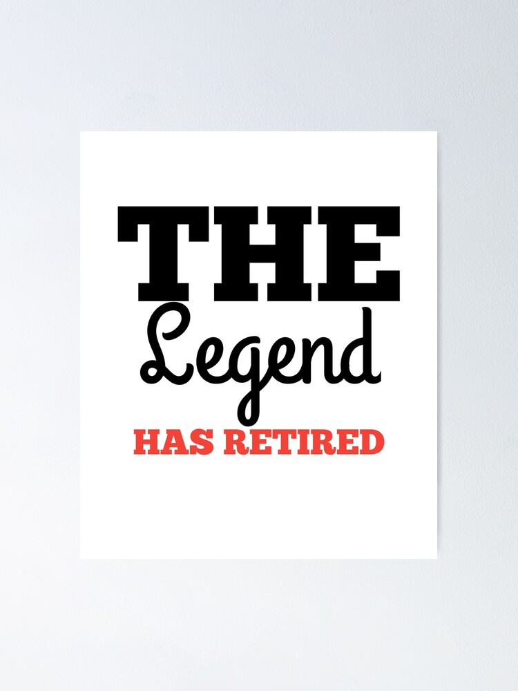 "retirement men dad retiring party humor lovers" Poster for Sale by ...