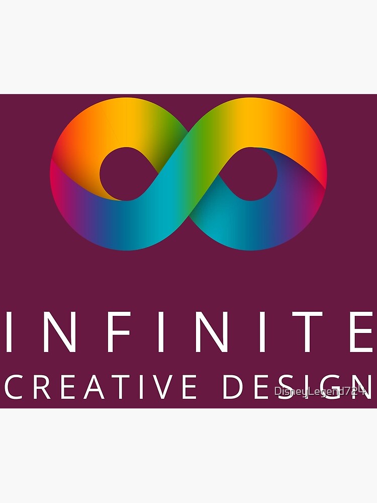 "Infinite Creative Design Logo" Poster for Sale by DisneyLegend724 ...