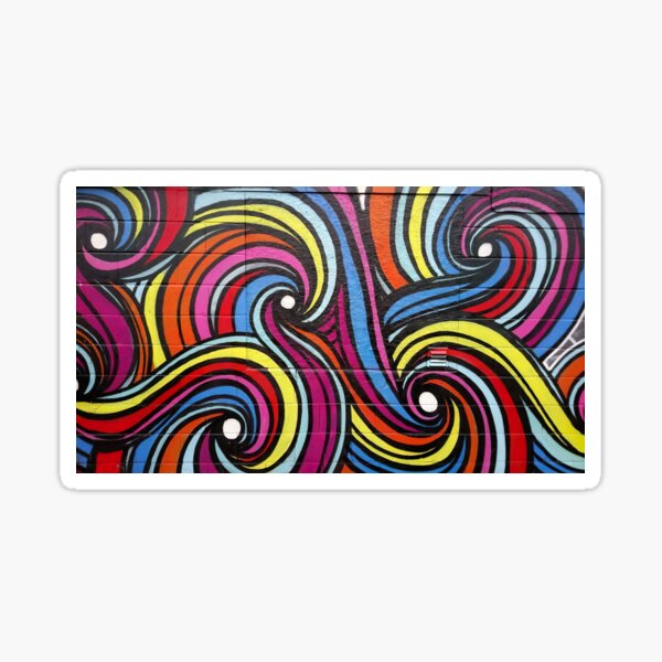 "Swirl Graffiti " Sticker for Sale by devil120292 | Redbubble