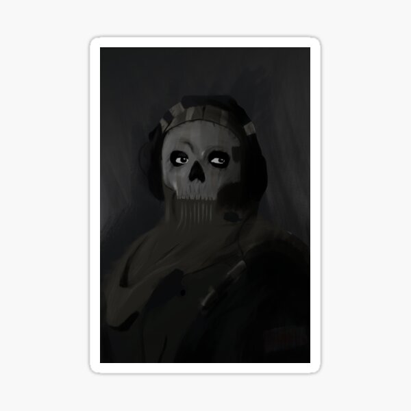 "Ghost Stare/Gaze" Sticker for Sale by erickguerrero | Redbubble