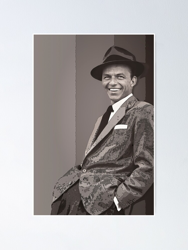 "Frank Sinatra Cartooned" Poster for Sale by Daniel-Hagerman | Redbubble