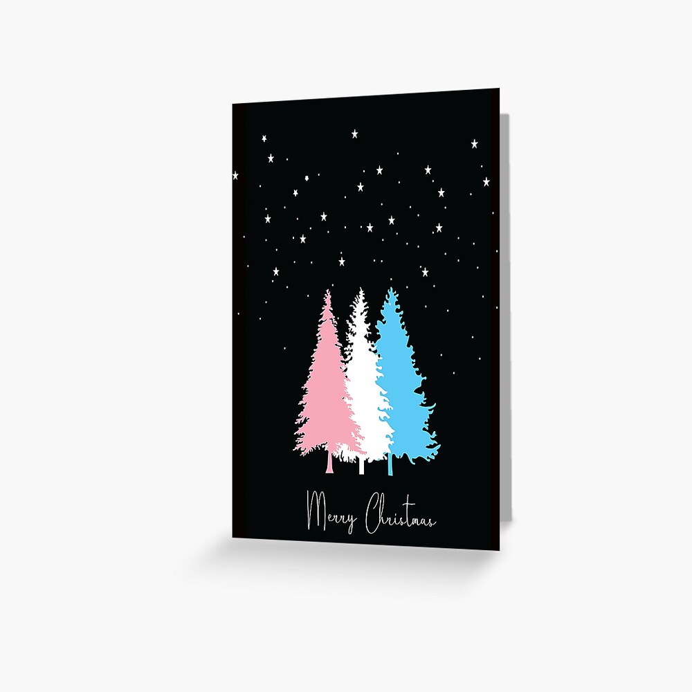 "Trans Christmas" Greeting Card for Sale by Newmyles | Redbubble