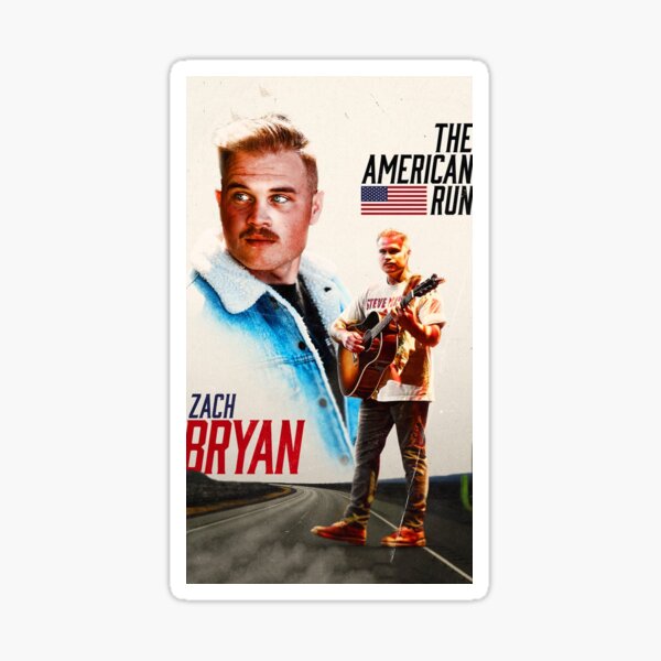 "Zach Bryan" Sticker for Sale by Dizzzyyyy | Redbubble