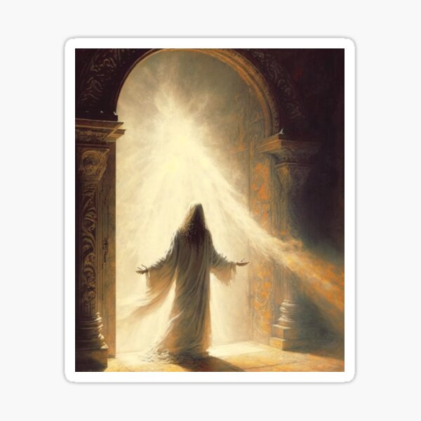 "Jesus arrives" Sticker for Sale by Yaghmoure | Redbubble