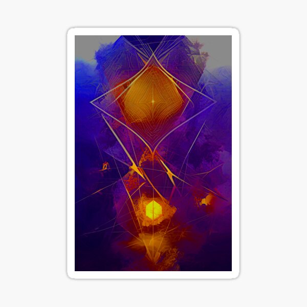 "chaotic Harmony " Sticker for Sale by ThingsNWhatNot2 | Redbubble