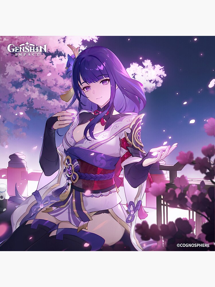 "Genshin impact Raiden shogun ei baal beezlebul electro archon anime ...