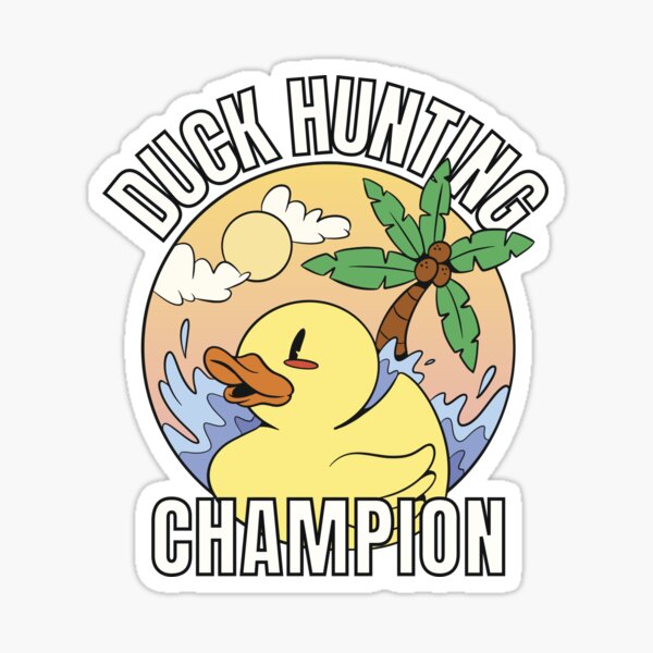 "Cruising Ducks, Duck Hunting Champion, Cruise Duck" Sticker for Sale ...