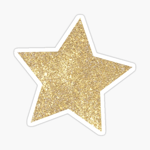 "Gold star sticker" Sticker for Sale by Mimonab | Redbubble