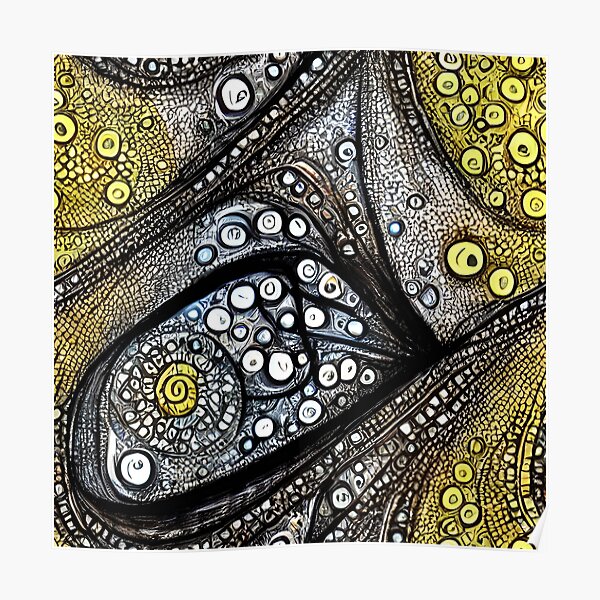 "Textural Design No. 10" Poster for Sale by AbstraktTheArt | Redbubble