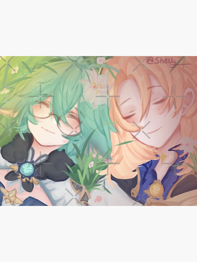 "Albedo and sucrose " Sticker for Sale by Melonny | Redbubble