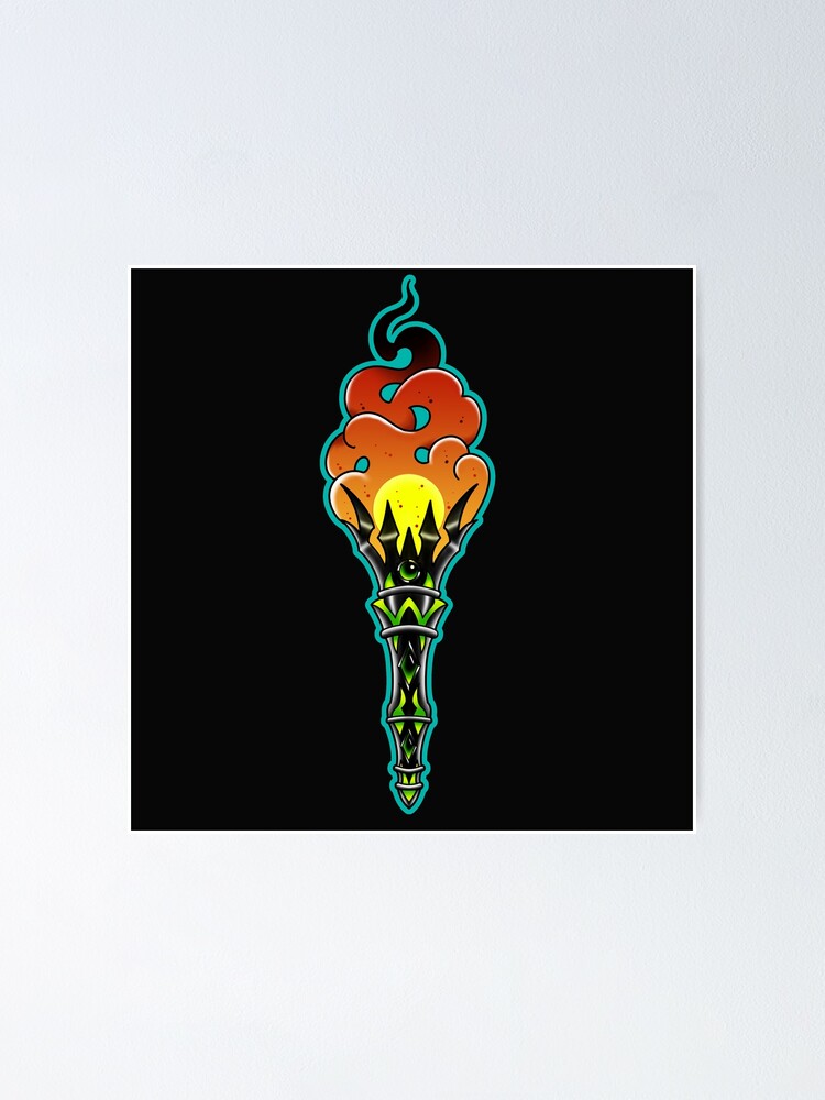 "torch" Poster for Sale by AgeeTattoos | Redbubble